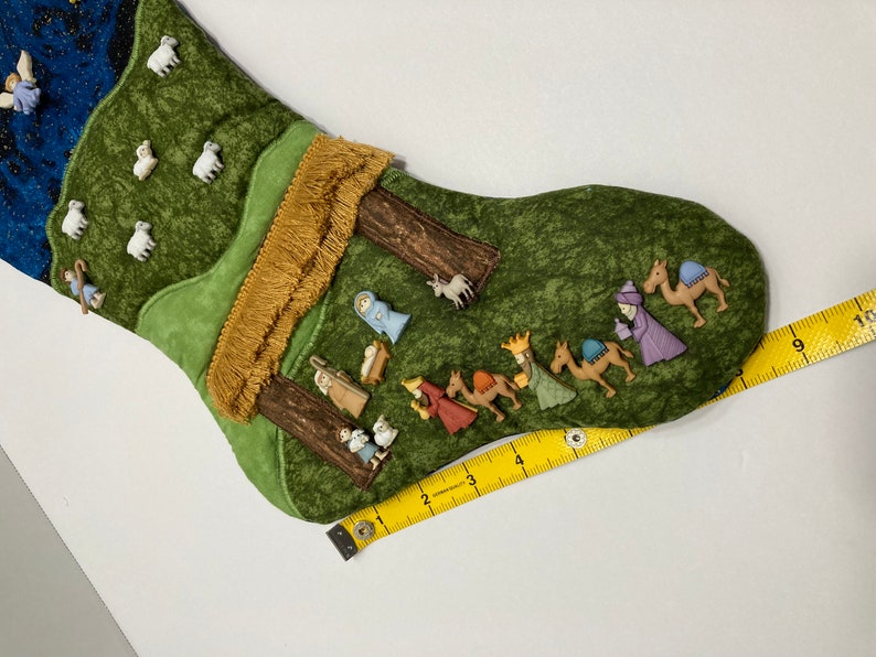 Nativity Scene Christmas Stocking - Etsy