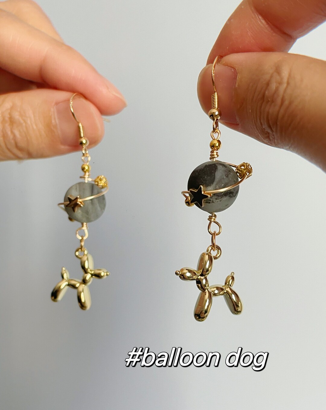 Bibaboyaba, Meteorite Earrings, Balloon Dog Earrings, Meteor Earrings ...