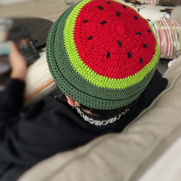 Watermelon Hat - Etsy