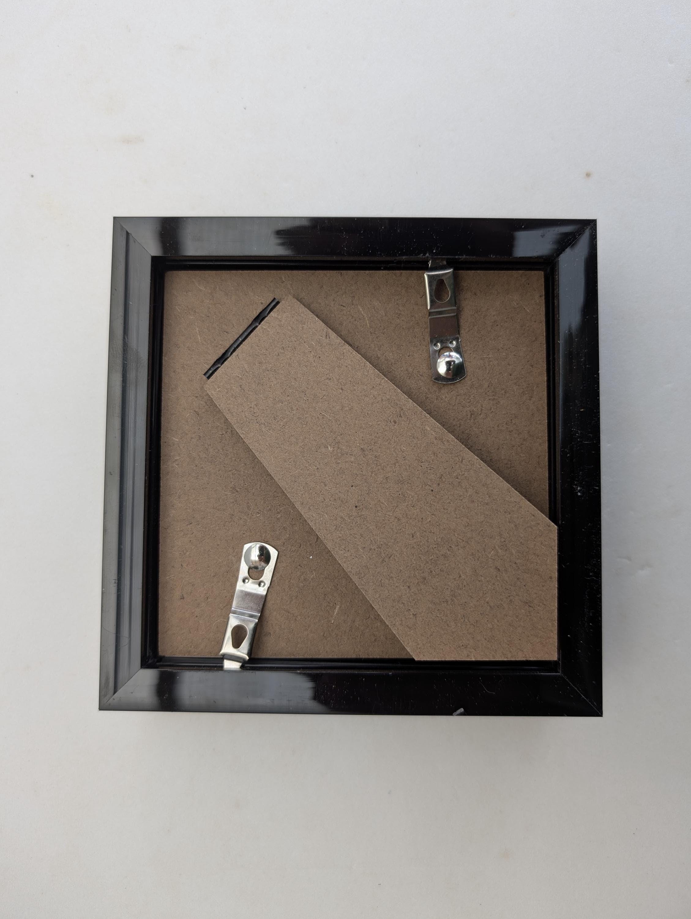 Black 4x4 Shadow Box Frame: Standing or Hanging Display - Etsy