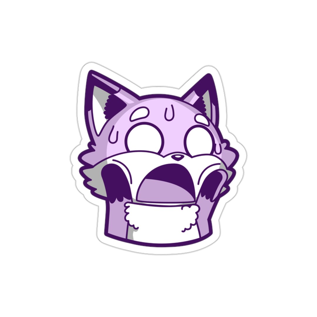 Ahhhh Foxy Die-cut Sticker - Etsy