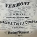 Norwich, Gaysville, Barnard, Pomfret, Stockbridge, Vermont Vintage Map ...
