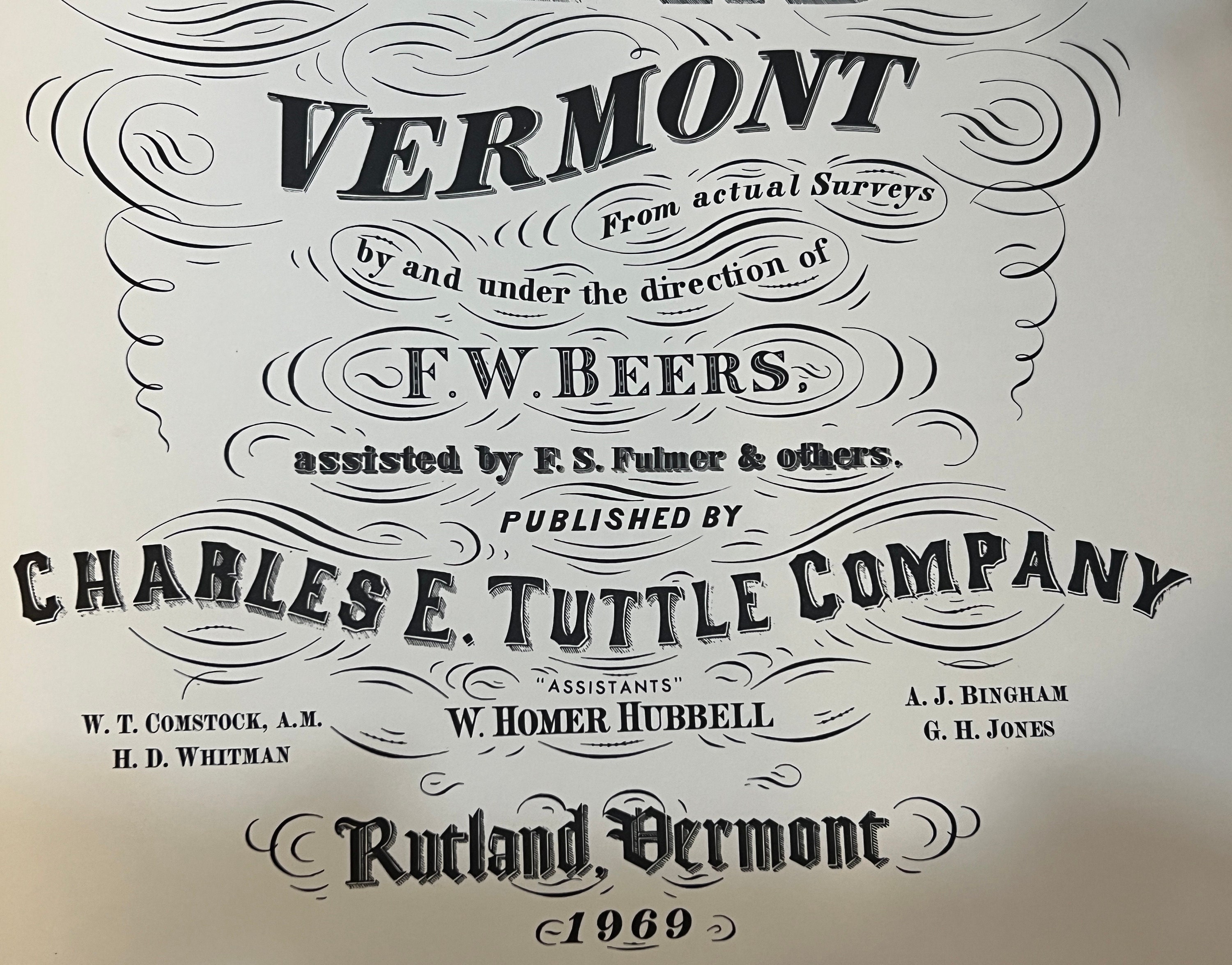 Norwich, Gaysville, Barnard, Pomfret, Stockbridge, Vermont Vintage Map ...