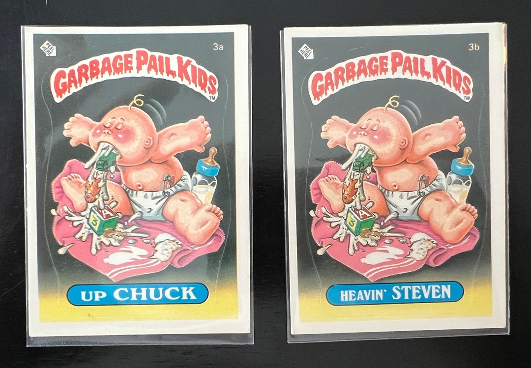Busted Bob and Art Apart Set Vintage Garbage Pail Kid Cards 1985 - Etsy