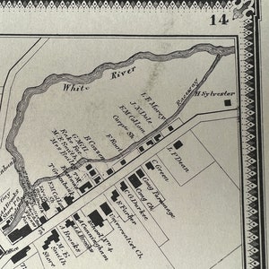 Norwich, Gaysville, Barnard, Pomfret, Stockbridge, Vermont Vintage Map ...