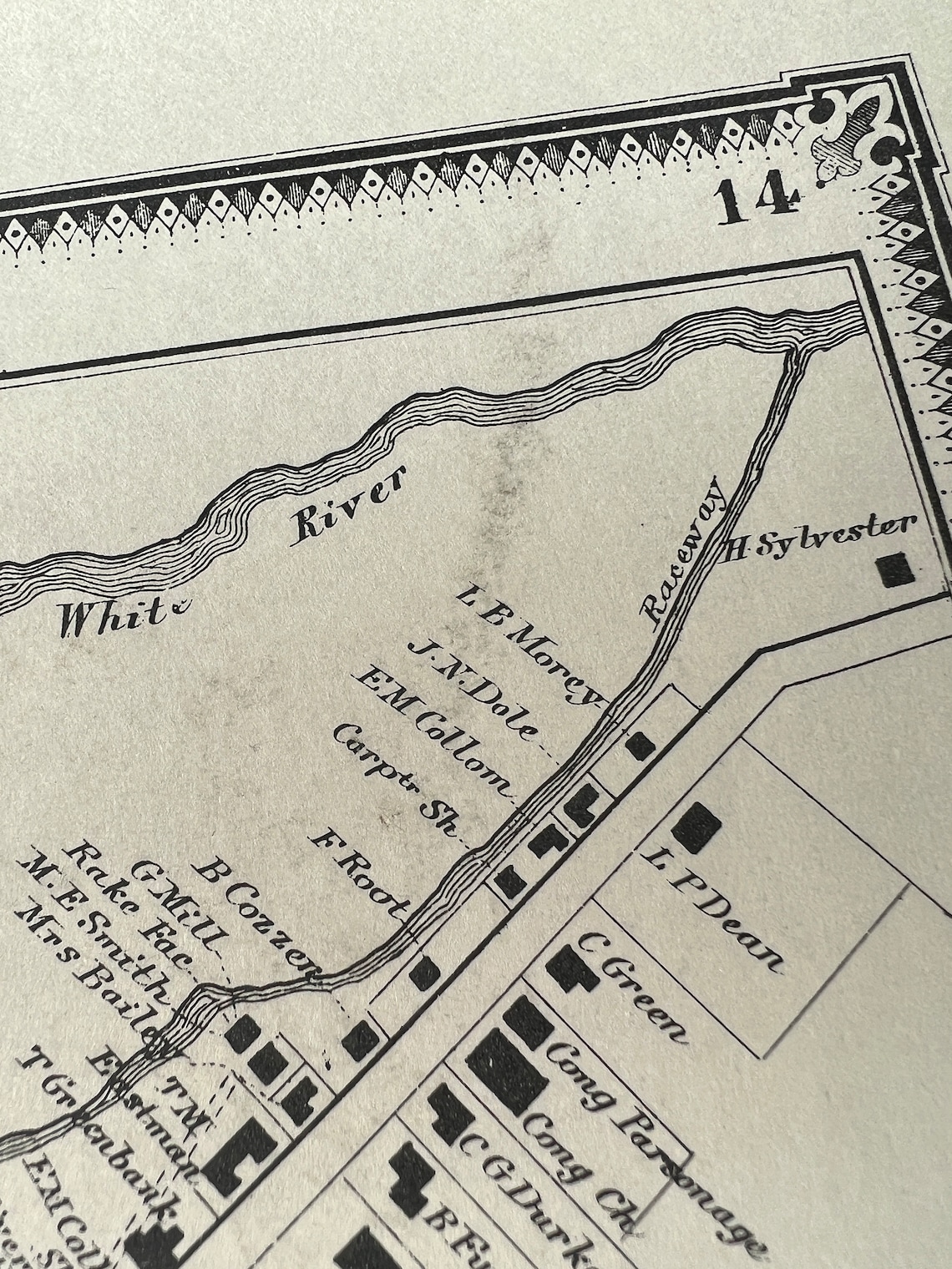 Norwich, Gaysville, Barnard, Pomfret, Stockbridge, Vermont Vintage Map ...