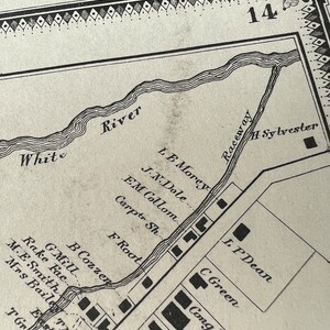 Norwich, Gaysville, Barnard, Pomfret, Stockbridge, Vermont Vintage Map ...