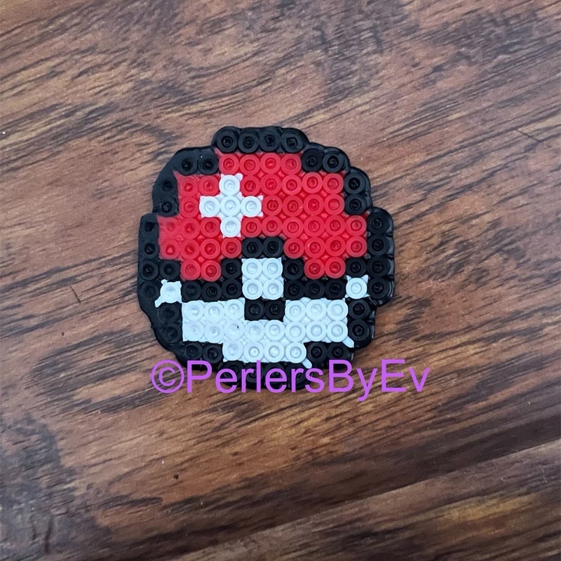 Perler Pokeball - Etsy