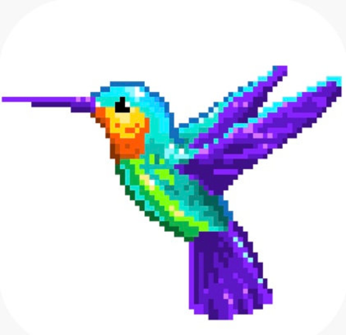 Hummingbird Perler - Etsy
