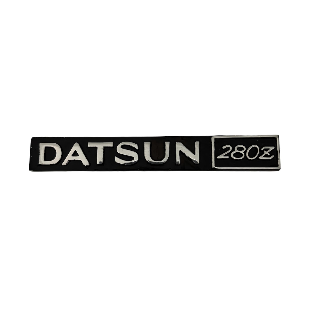 Datsun 280Z Dashboard Vintage Badge Emblem in Metal Handmade Die-cast ...