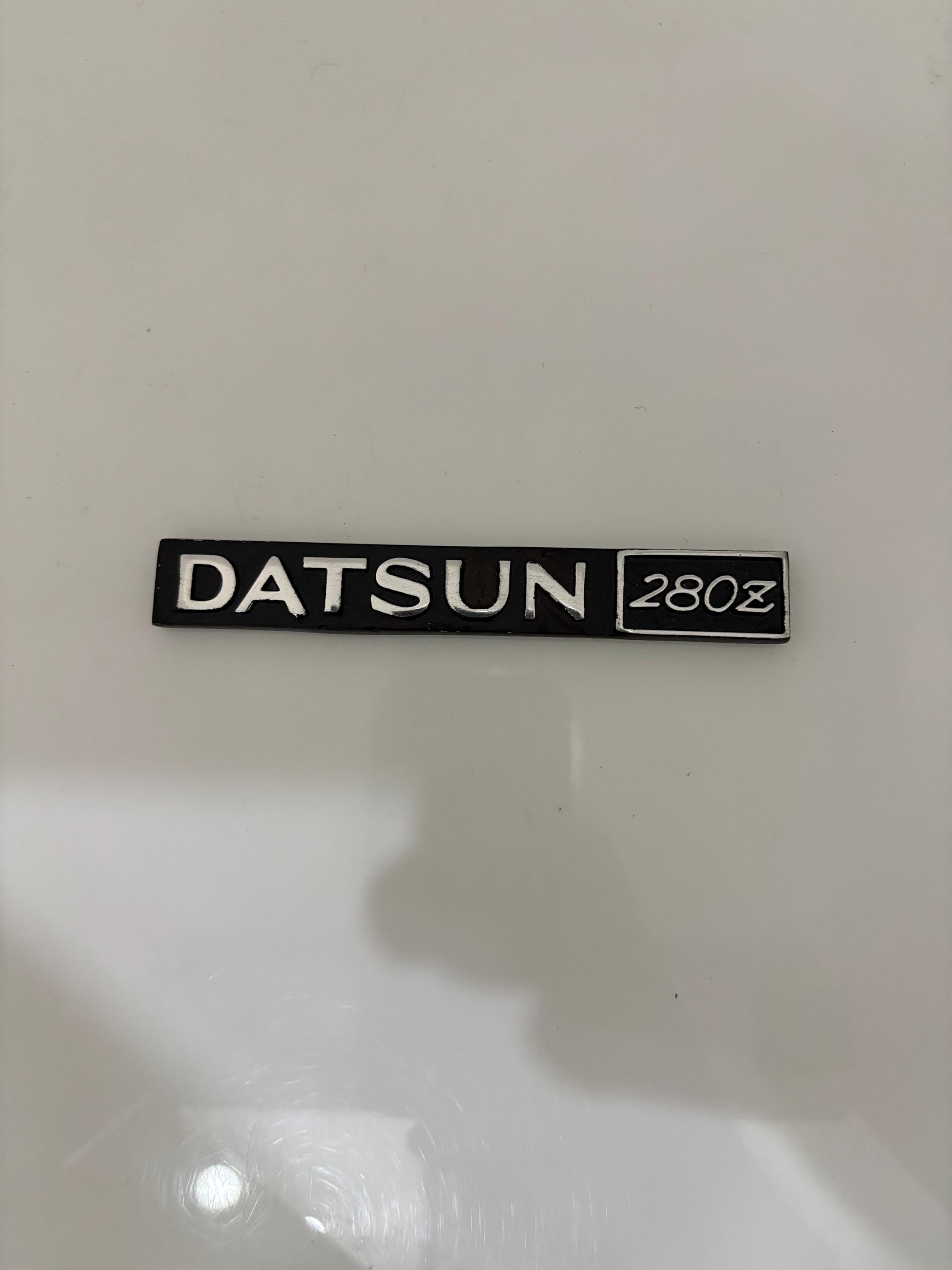 Datsun 280Z Dashboard Vintage Badge Emblem in Metal Handmade Die-cast ...