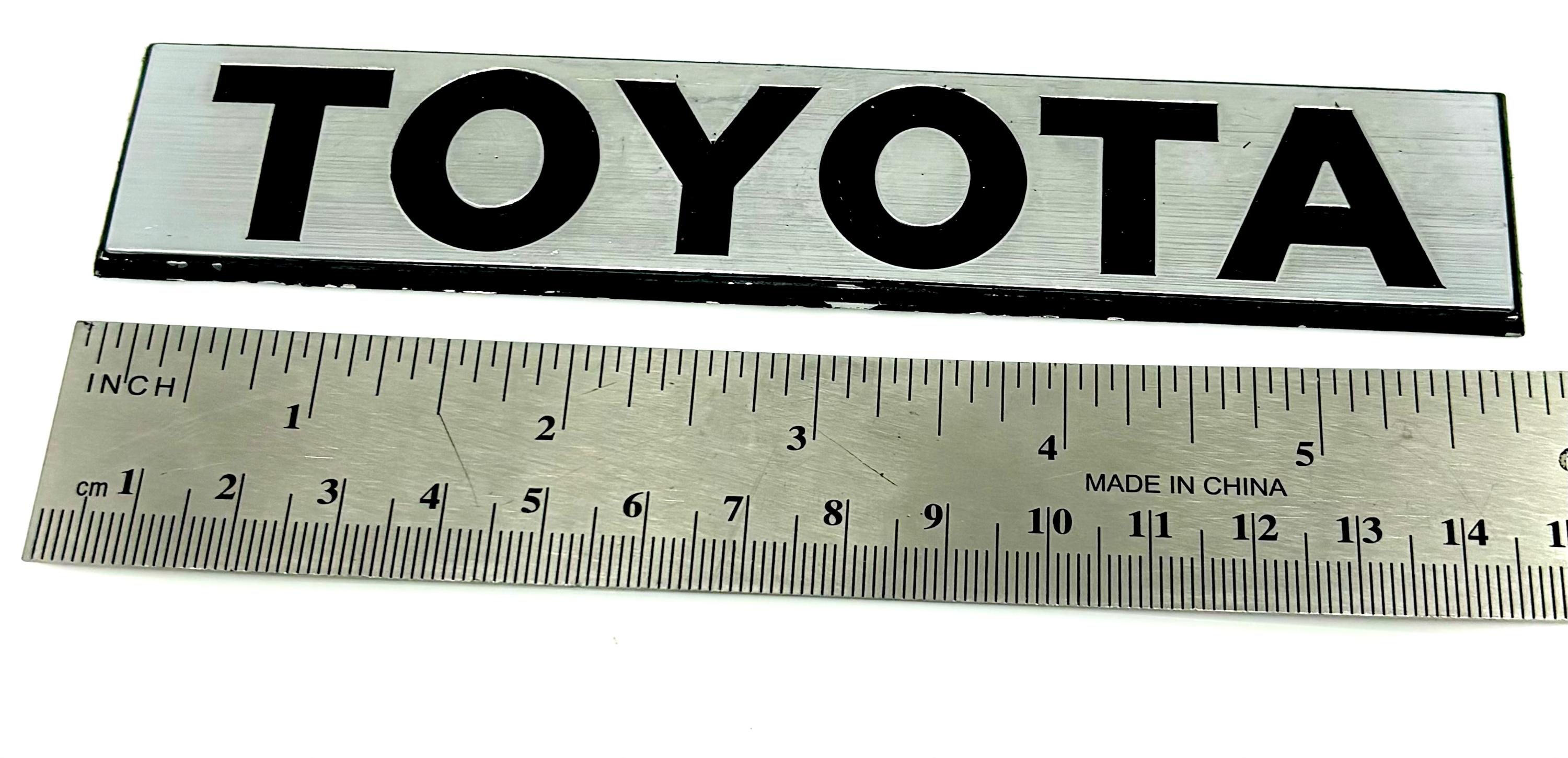 Toyota Corolla DX Emblem Set of 3 Piece Handmade Die Cast - Etsy