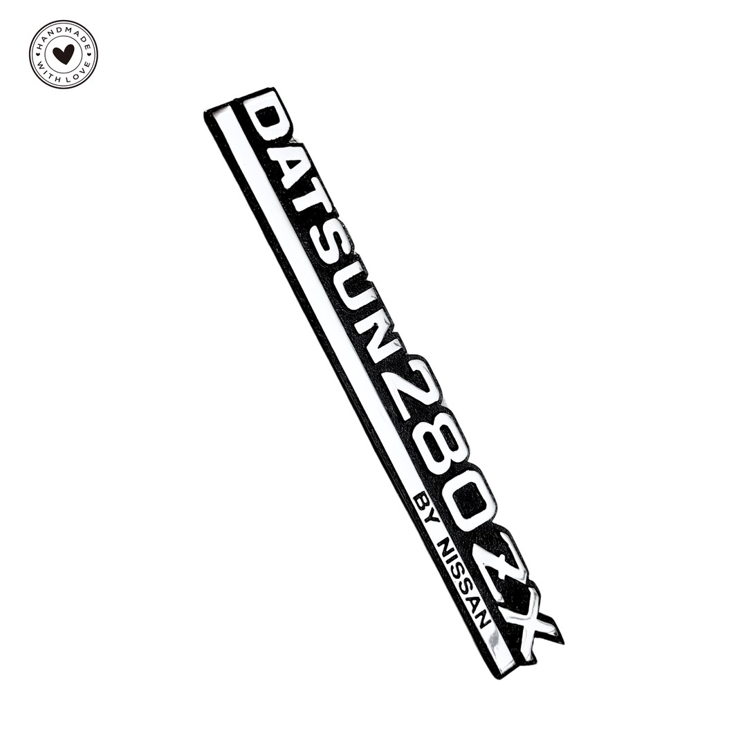 Datsun 280ZX by Nissan Hatch Tailgate Rear Emblem 280ZX 79-83 Handmade ...