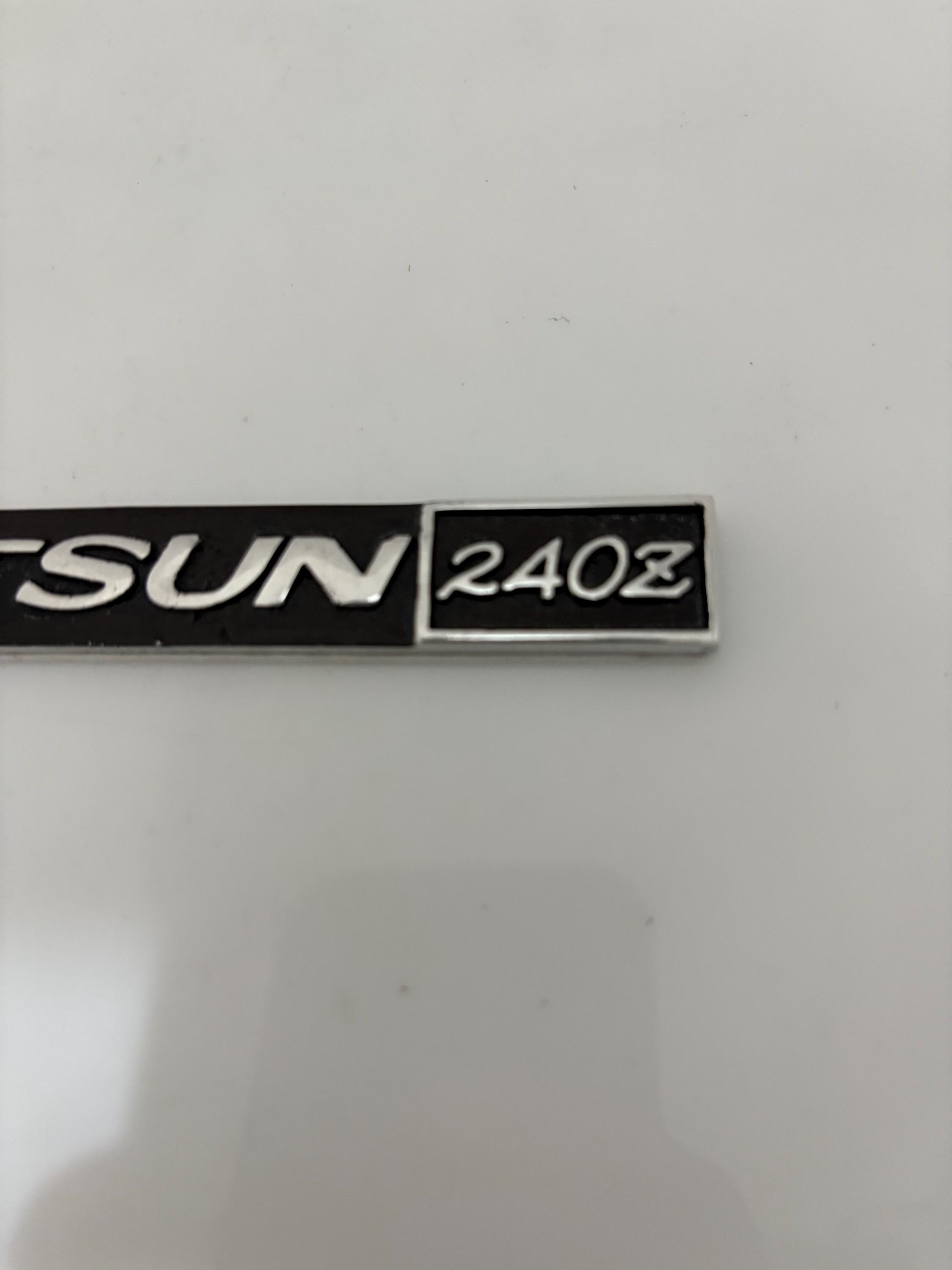 Datsun 240Z Dashboard Vintage Badge Emblem in Metal Handmade Die-cast ...