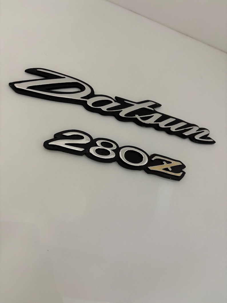 Datsun 280Z Rear Trunk Badge Emblem Vintage Car Restoration Part in ...