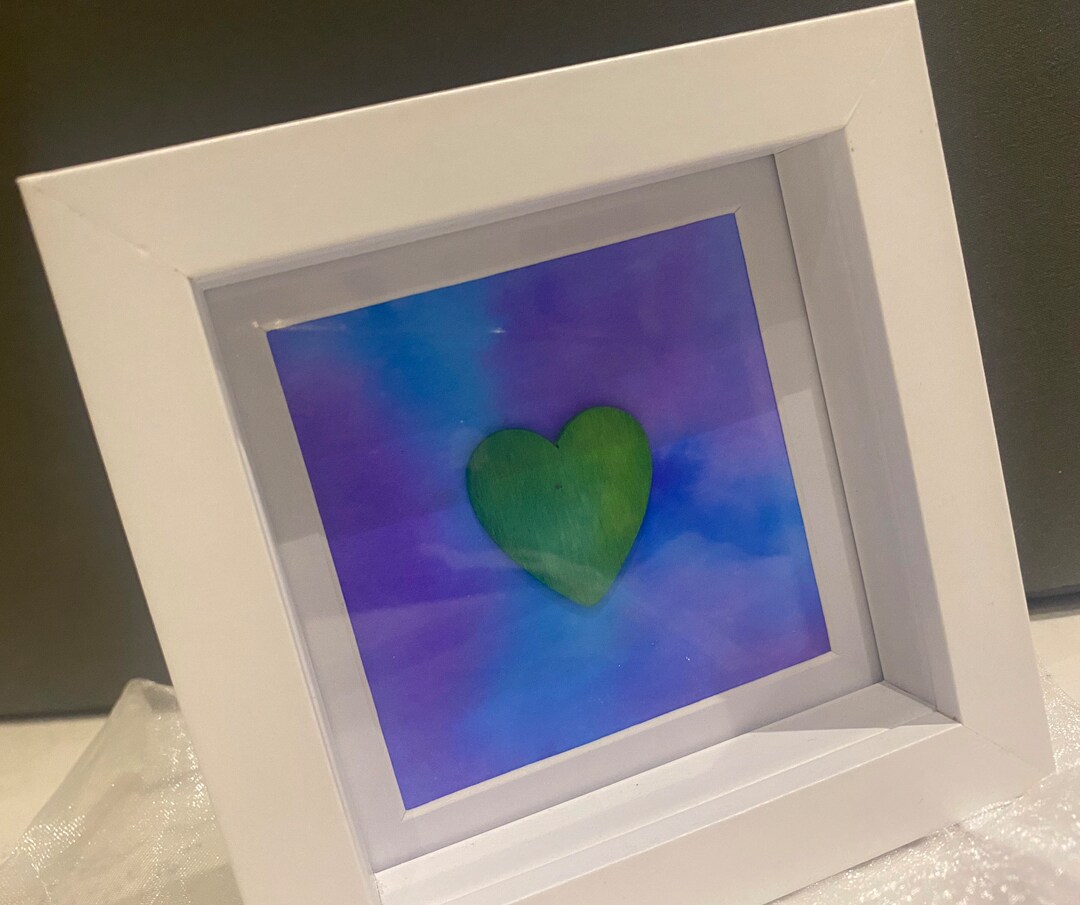 Box Frame With Heart Shape - Etsy