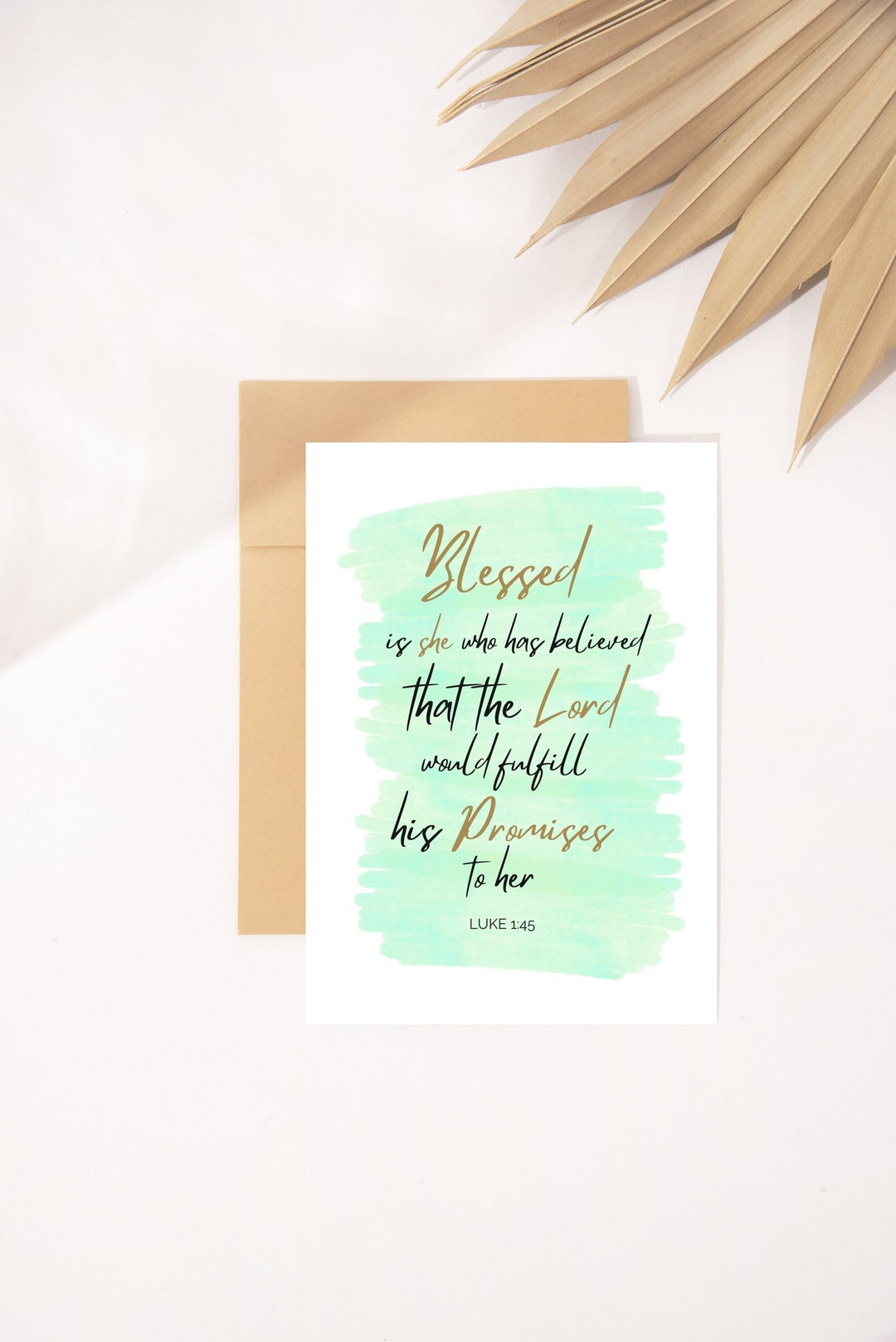 Scripture Greeting Card Printable Card Faith Based - Etsy