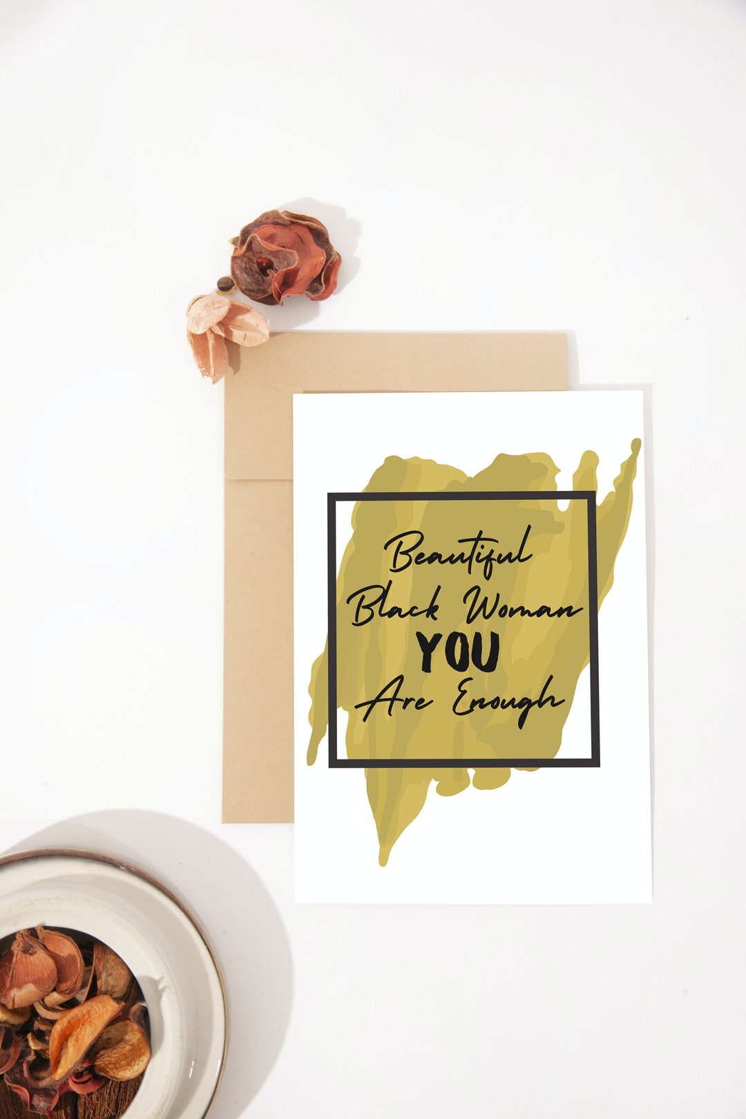 Black Greeting Card, Printable Card, Black Friends, Black Woman, You ...