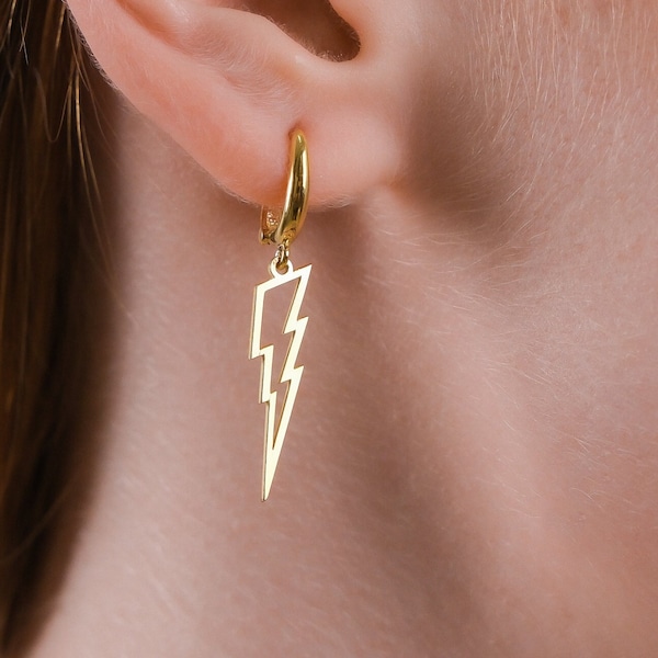 Lightning Earrings - Etsy
