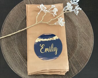 Acrylic Place Cards Modern Wedding Place Cards Rectangle - Etsy