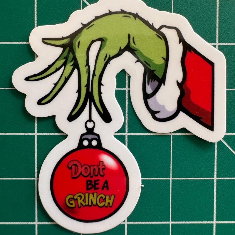 The Grinch Stickers - Etsy
