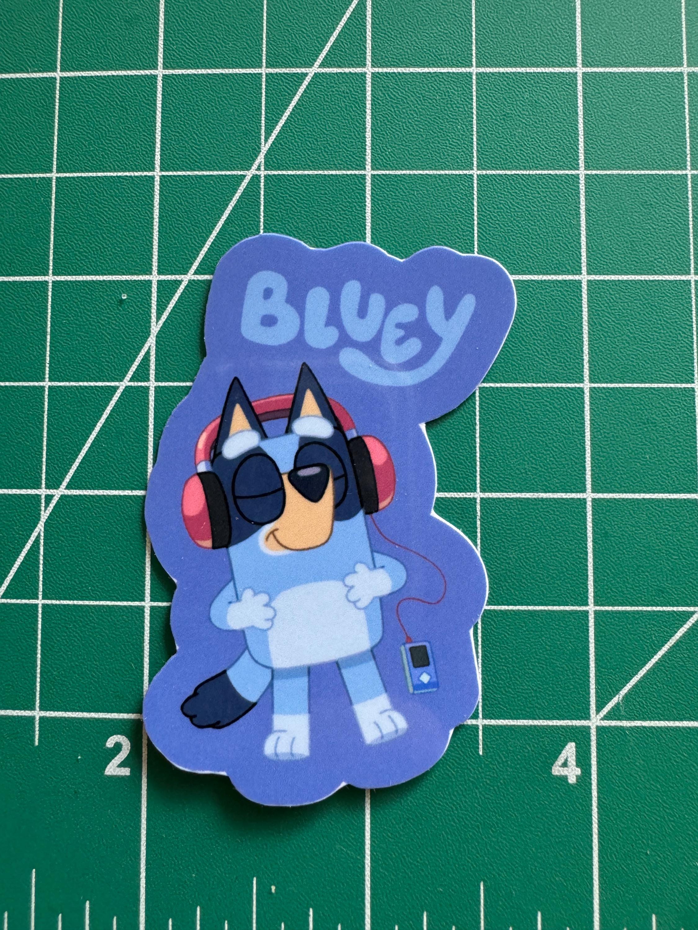 Bluey Character Vinyl Stickers, Kids School Supplies, Cartoon Laptop ...
