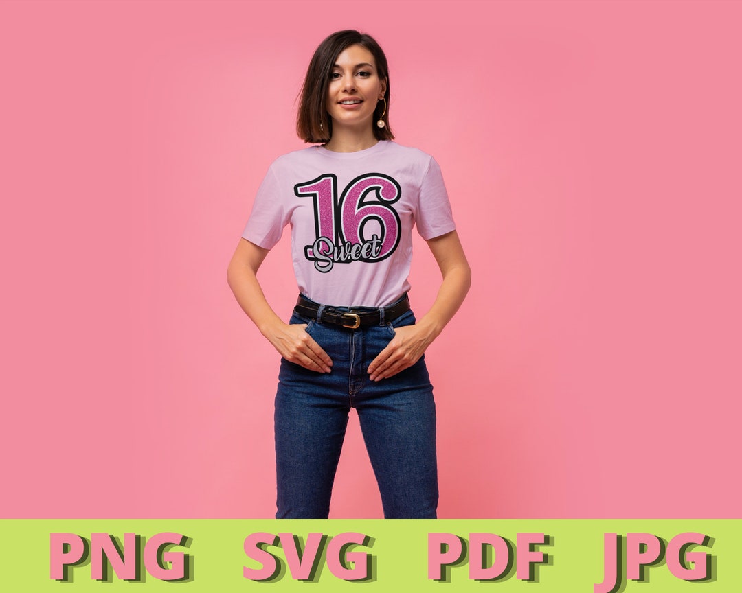 Sweet 16 Svg, Png, Jpg and Pdf Digital Downlad - Etsy