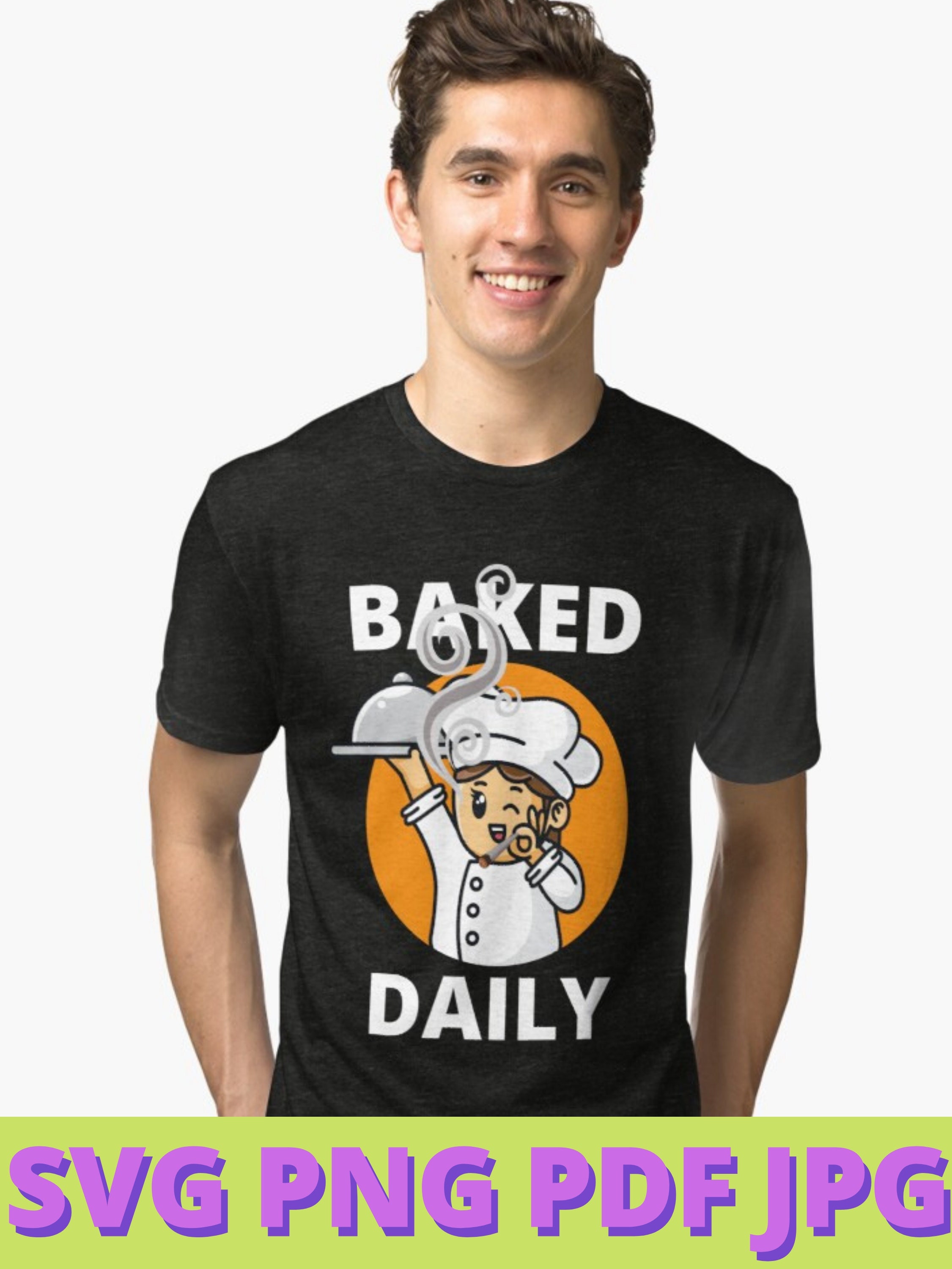 BAKED DAILY Svg, Png, Svg, Jpg - Etsy