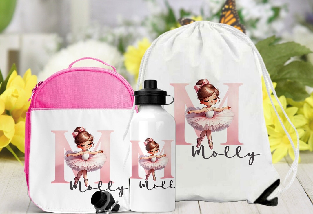 Princess School PE Bag Kit, Gym Bag Water Bottle, SCHOOL Bag, Bag With ...