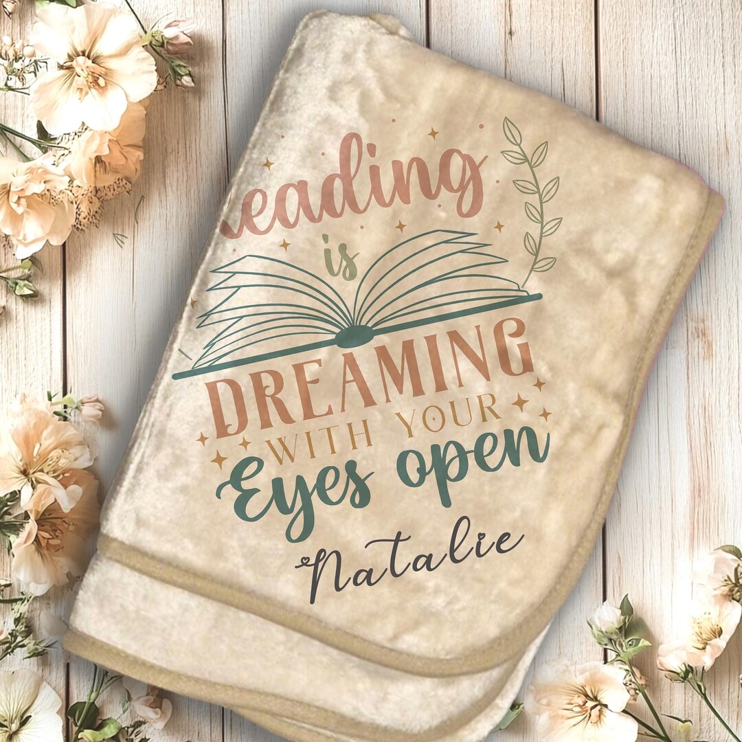 Personalised Bespoke Reading Blanket Set, Quality Large 150cm Quality ...
