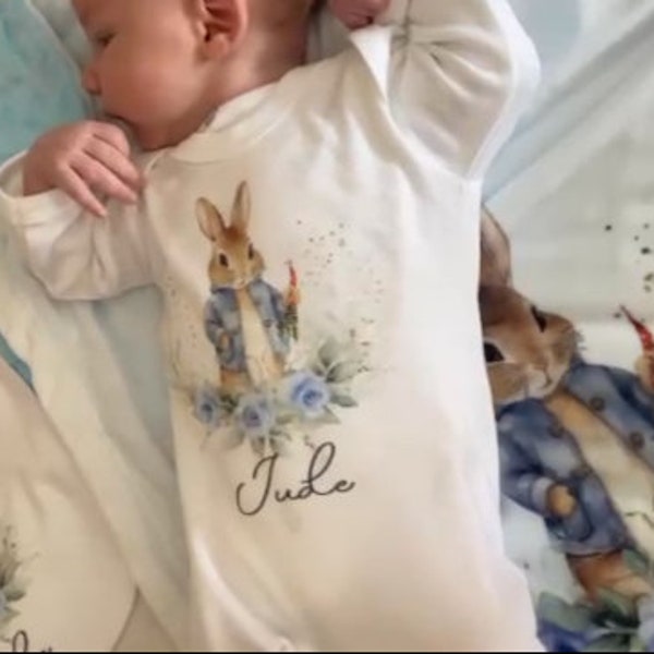 Peter Rabbit Baby Clothes - Etsy UK