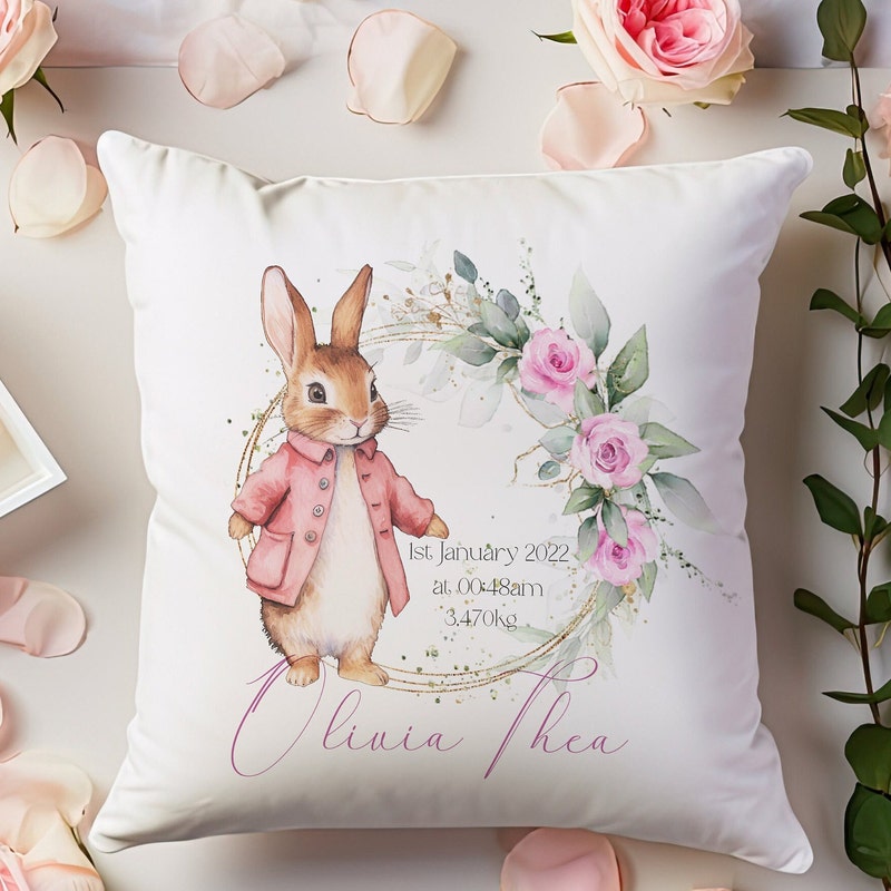 Rabbit Cushion - Etsy