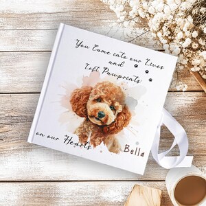 Custom Made Dog Memory Cushion, Personalised Pet Loss Gift With ...