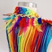 Rati Rainbow Macrame Skirt-cape, Tassel and Feather Skirt / Cape ...
