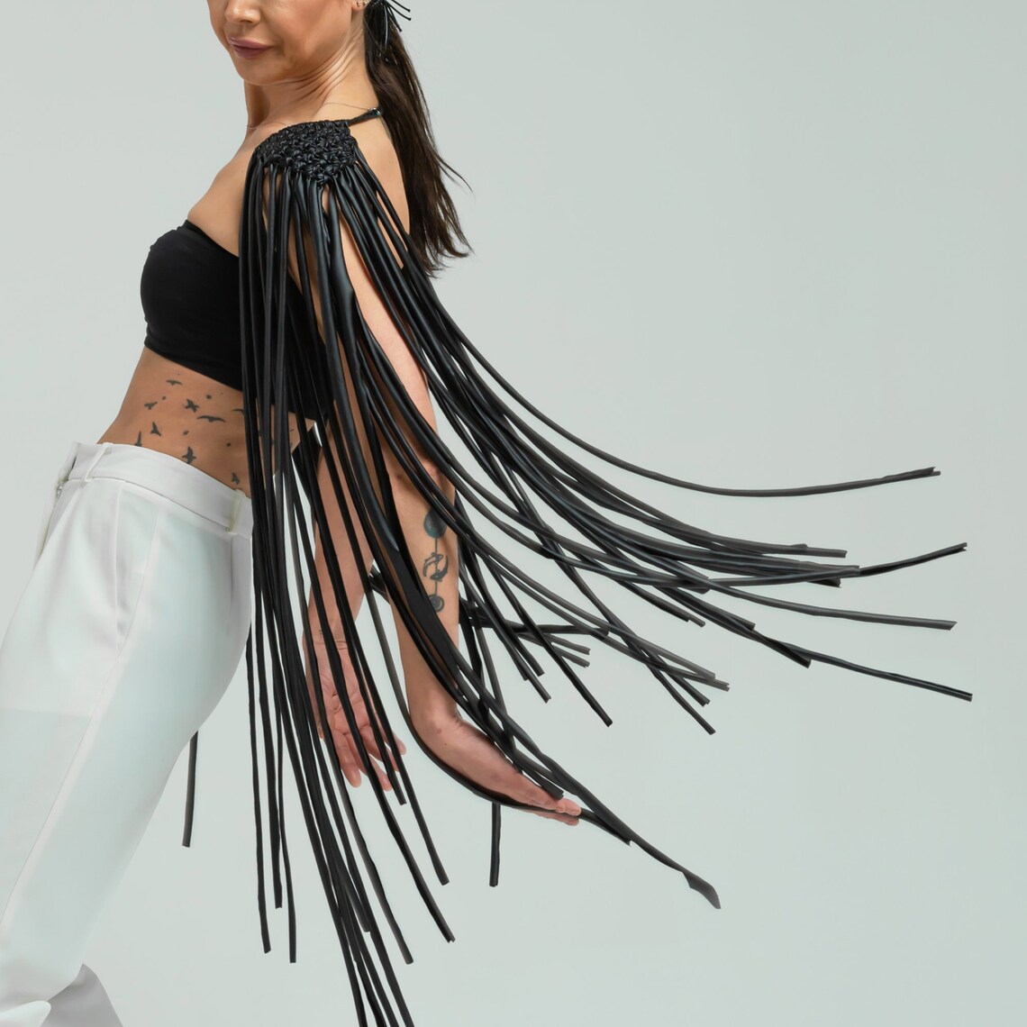 Hera Macrame Shoulder Accessories, Shoulder Piece Tassel Shoulder ...