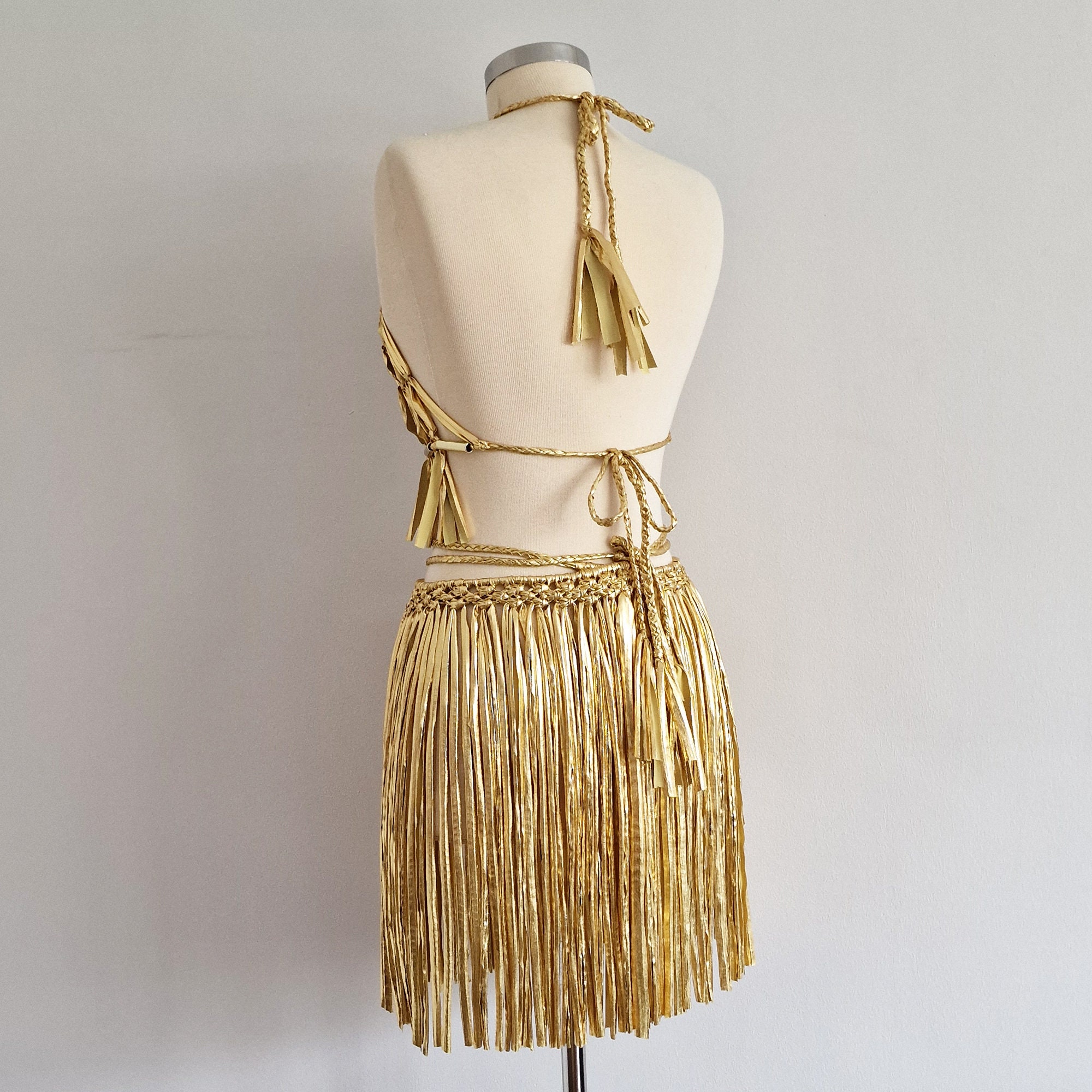 Lilith 2 Piece Macrame Set, Macrame Skirt,macrame Crop Top, Festival ...