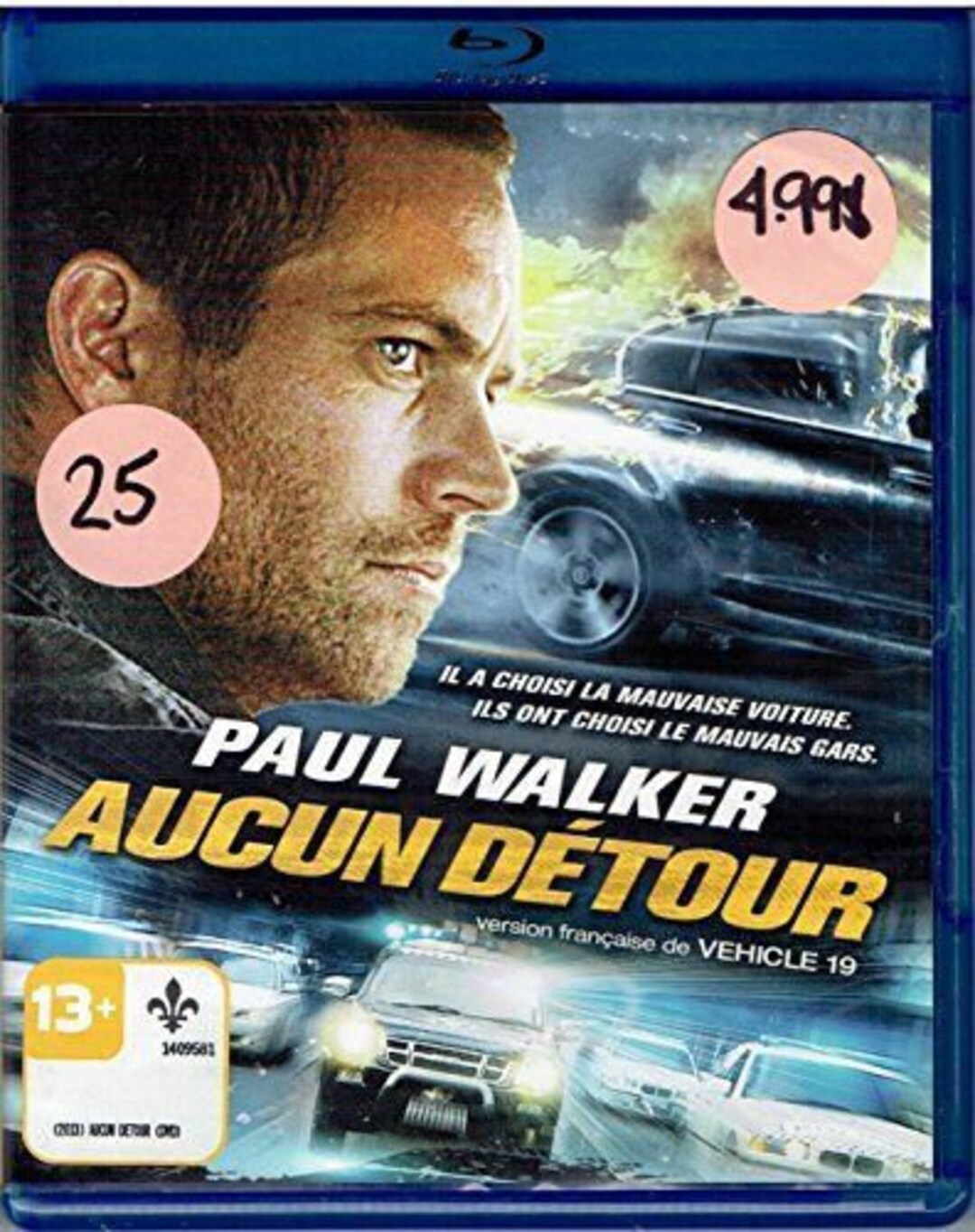 Vehicle 19 blu-ray Canadian Edition - Etsy