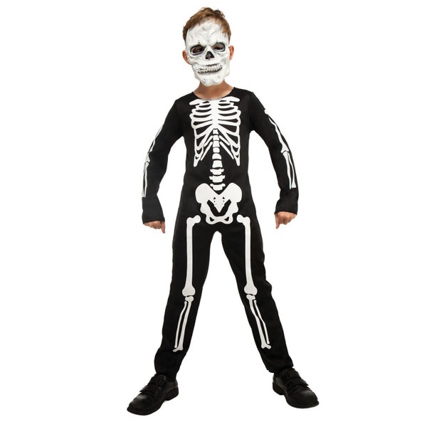 Skeleton Boy Costume - Etsy