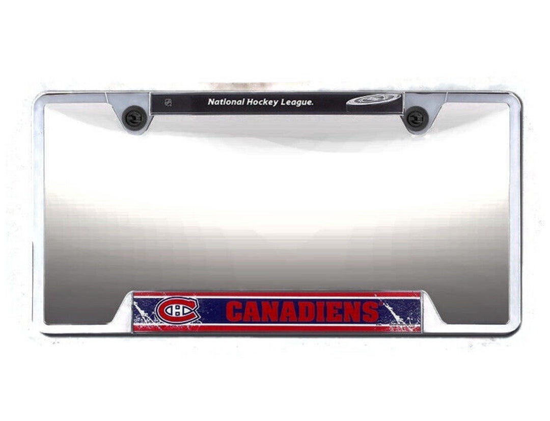 Montreal Canadiens Nhl Wincraft Metal License Plate Frame - Etsy
