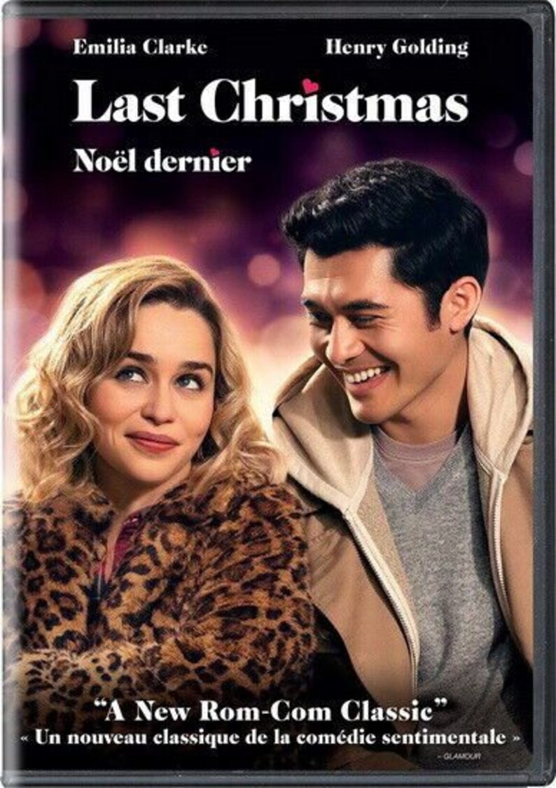 Last Christmas 2020 Dvd With Slipcover Emilia Clarke - Etsy