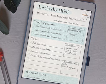 Weekly To-do List Printable Weekly Planner Weekly Agenda - Etsy