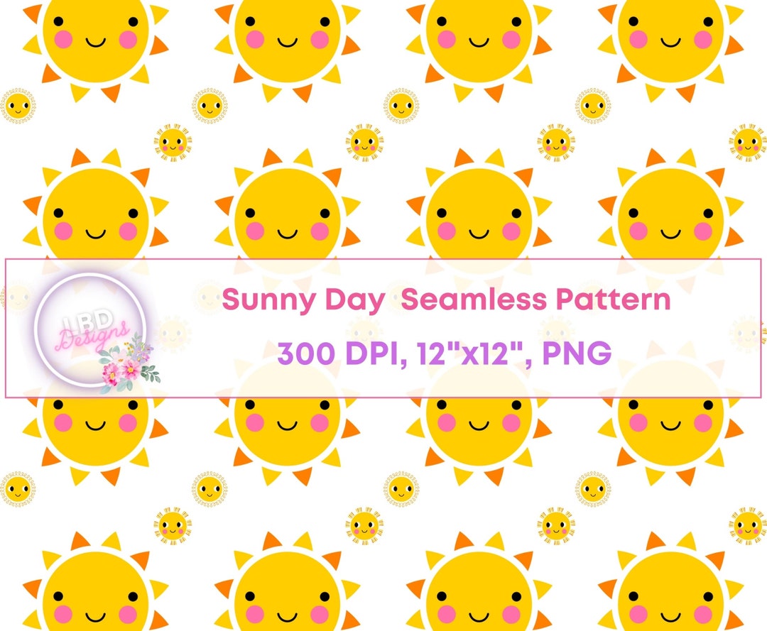 Sunny Day Theme, Tropical, Summertime Digital Paper, 12x12 Scrapbook ...