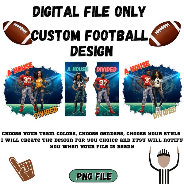 House Divided Nfl - Etsy