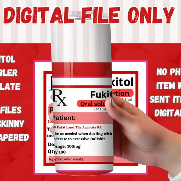 Fukitol Template - Etsy