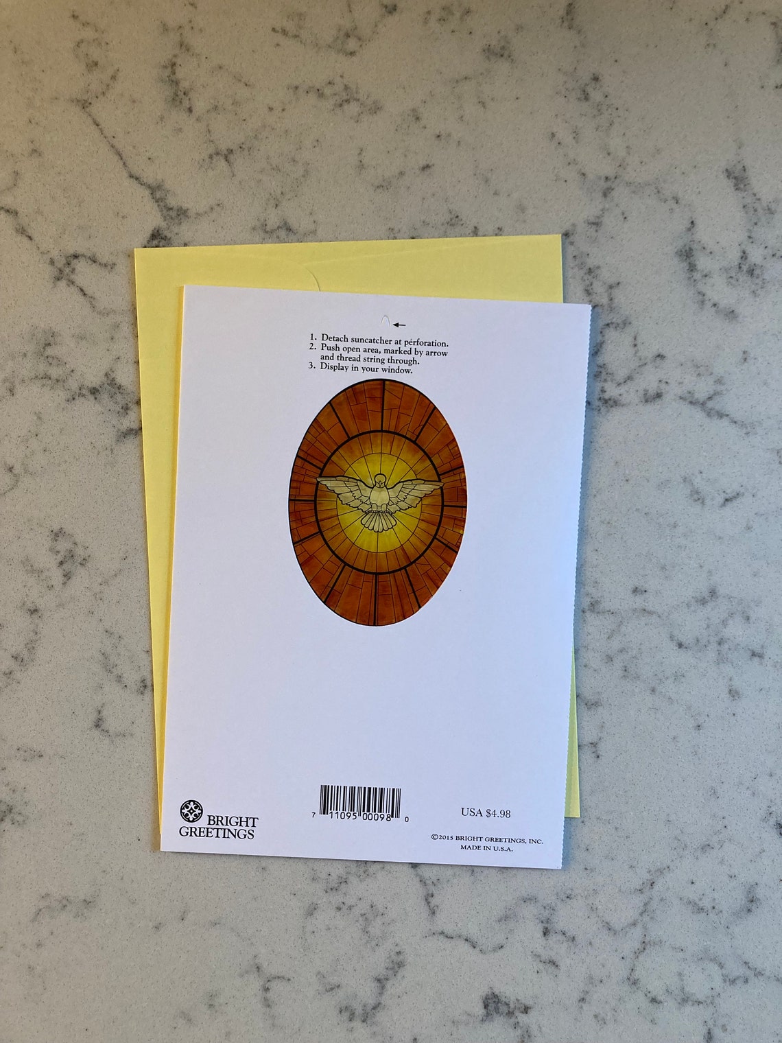 Confirmation Dove of the Holy Spirit Sun-catcher Greeting - Etsy