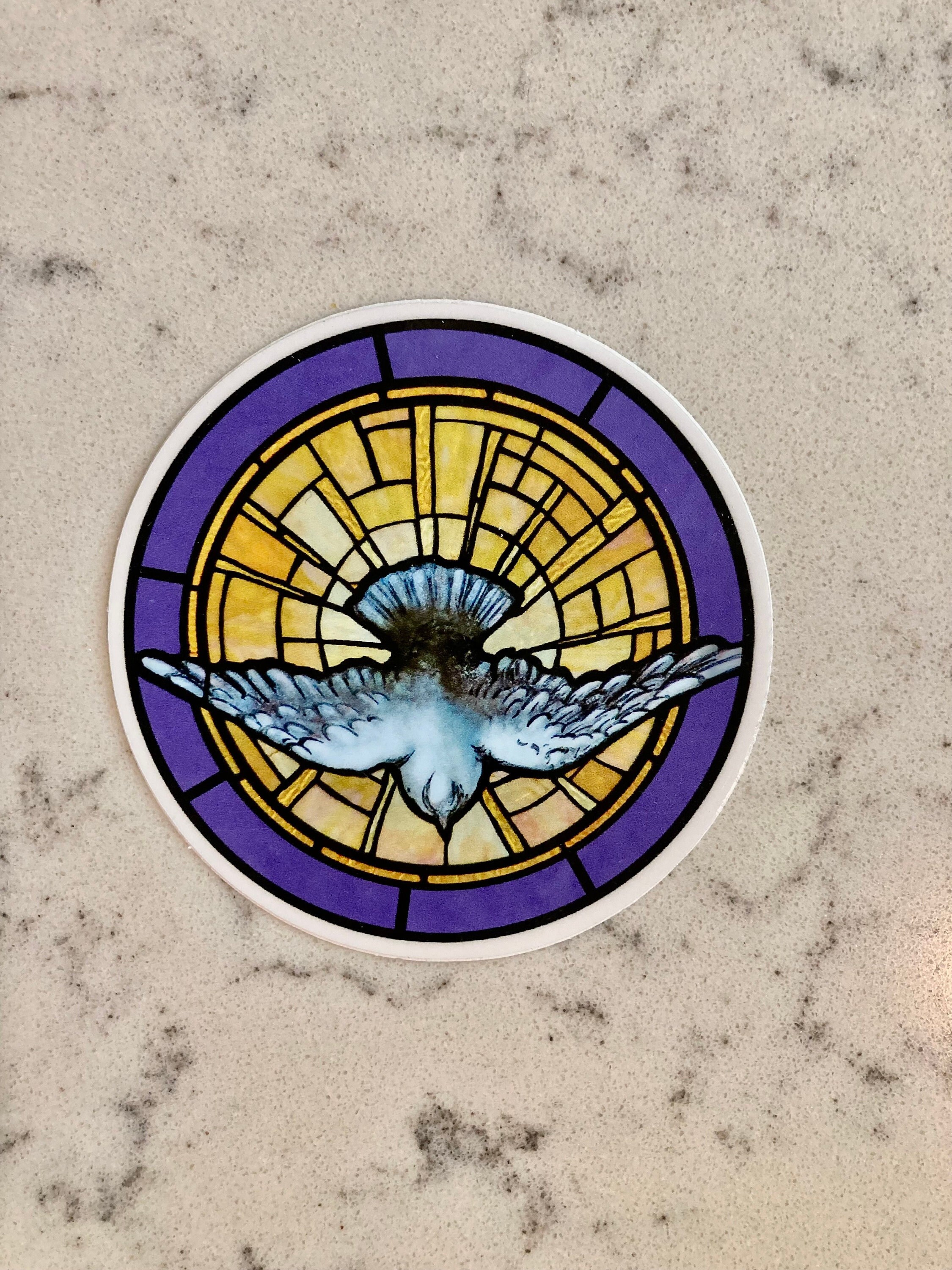 The Holy Spirit Vinyl 3"sticker | Tiffany | Religious - Etsy