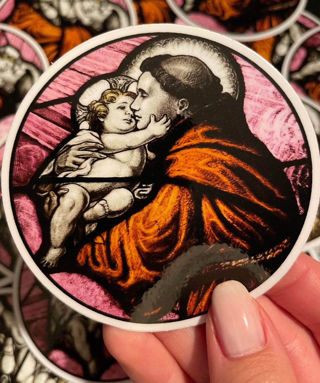 St. Anthony of Padua 3" Vinyl Sticker | Catholic Saint of Lost Articles ...