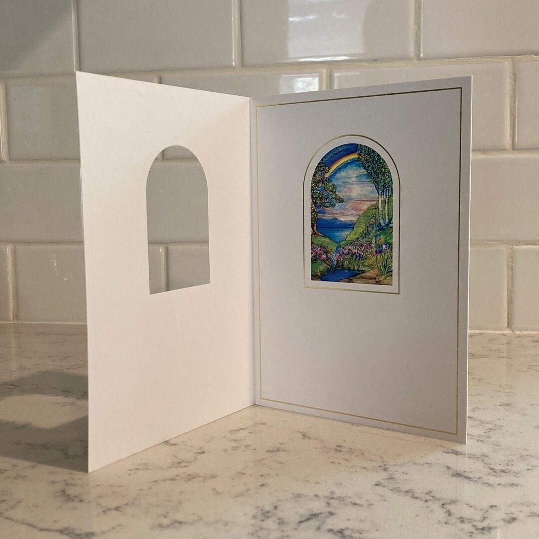 Rainbow Suncatcher Greeting Card for Hope | Sympathy| Birthday ...
