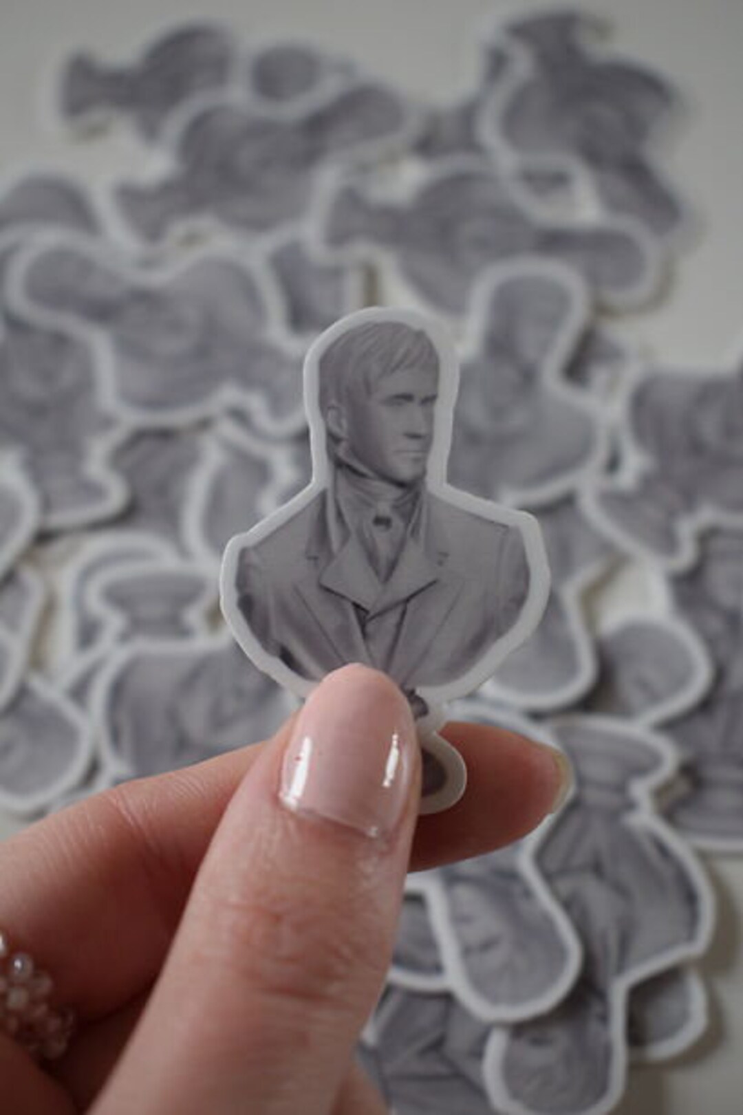 Mr. Darcy Statue Vinyl Sticker Pride and Prejudice Sticker Literary ...