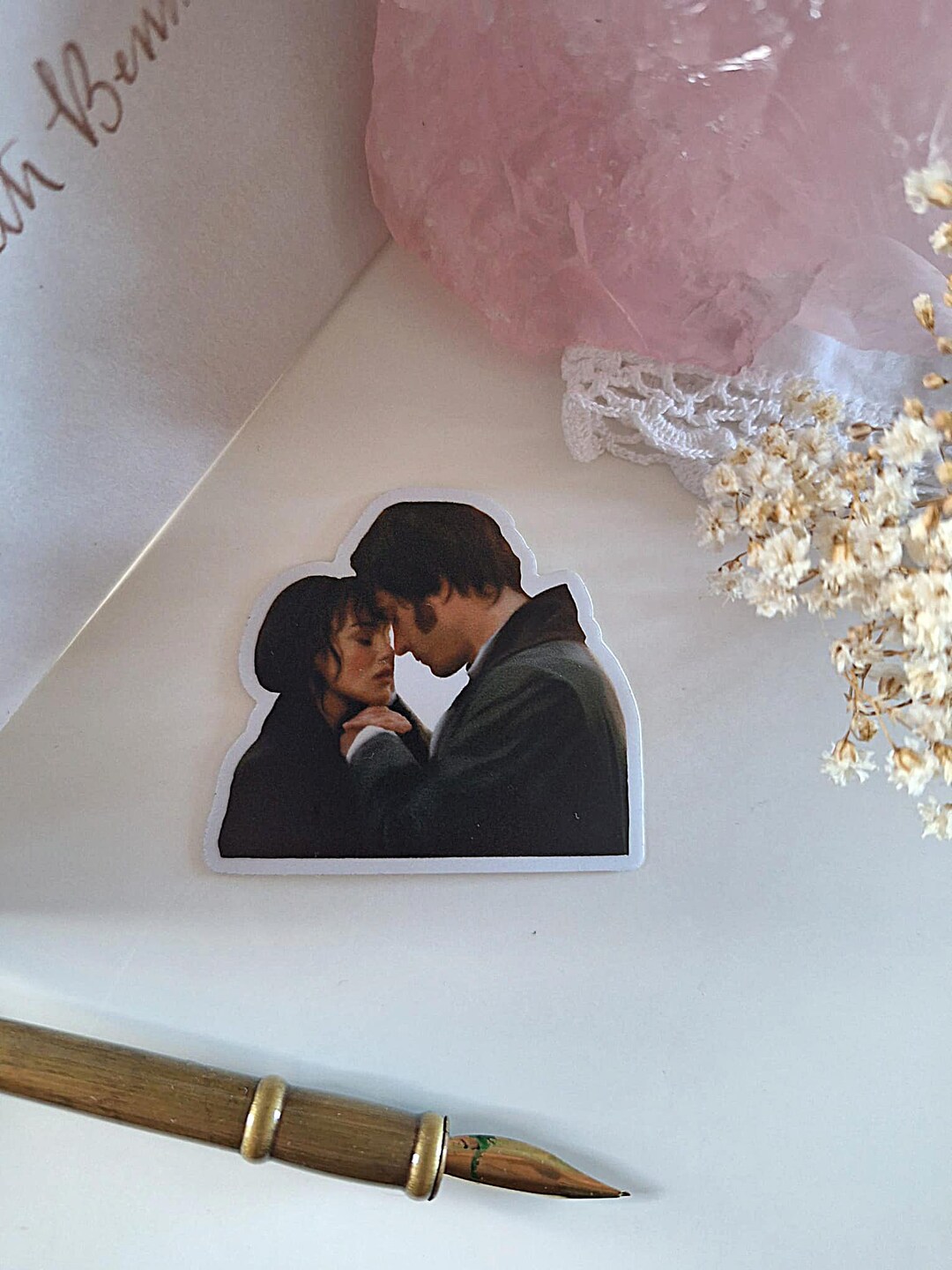 Pride and Prejudice Elizabeth Bennet and Mr. Darcy Vinyl Decal | Jane ...